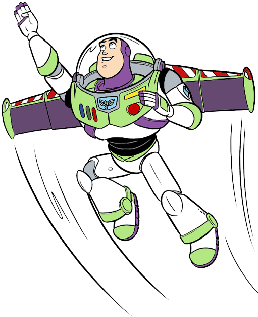 Download Transparent Buzz Flying - Flying Buzz Lightyear Png - PNGkit