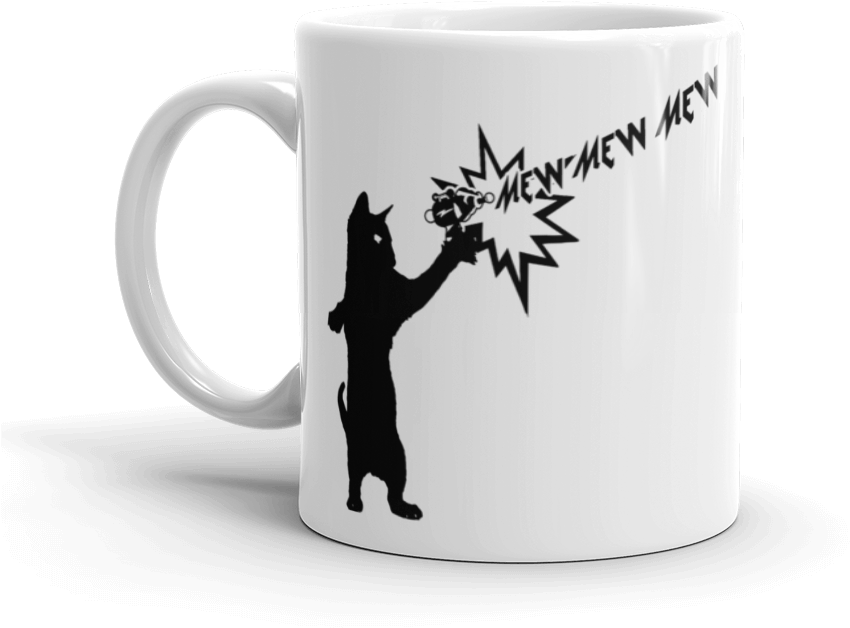 Download Kitten With Ray Gun - Mother Day Special Mug - Full Size PNG ...
