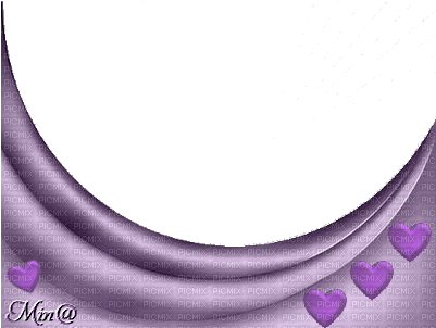 Download Frame Purple Hearts - Circle - Full Size PNG Image - PNGkit