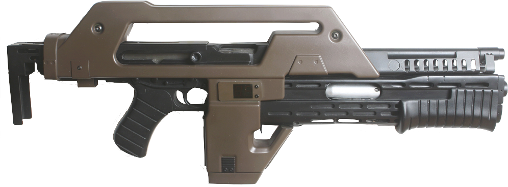 Download M41a Pulse Rifleclr - Pulse Rifle Alien - Full Size PNG Image ...