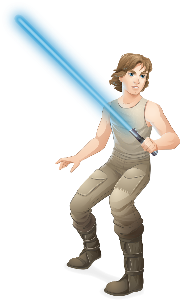 Download Character-popup - Star Wars Forces Of Destiny - Full Size PNG ...