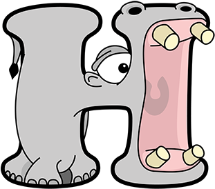 Download Alphabetamals Hippo - Giraffe Alphabetimals Make Learning The ...