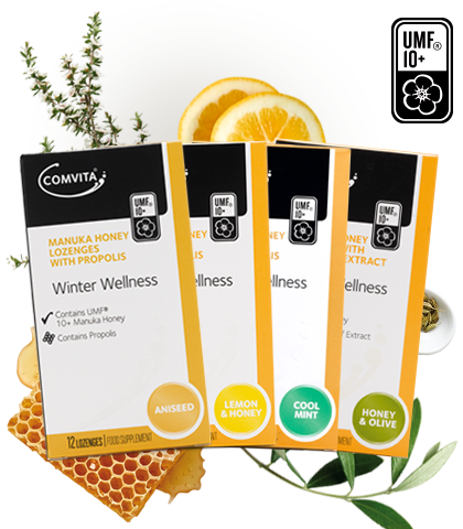 Download Manuka Honey Lozenges - Comvita Propolis Lozenges - Lemon ...
