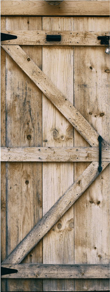 Download Wooden Barn Door Mural Textures Eazywallz - Transparent Barn ...