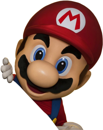 Download What's Mario Peeking At - Mario Peeking - Full Size PNG Image ...