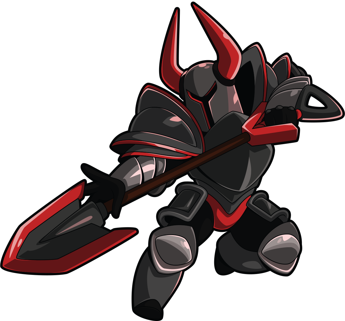 Download Features - - Shovel Knight Black Knight - Full Size PNG Image ...