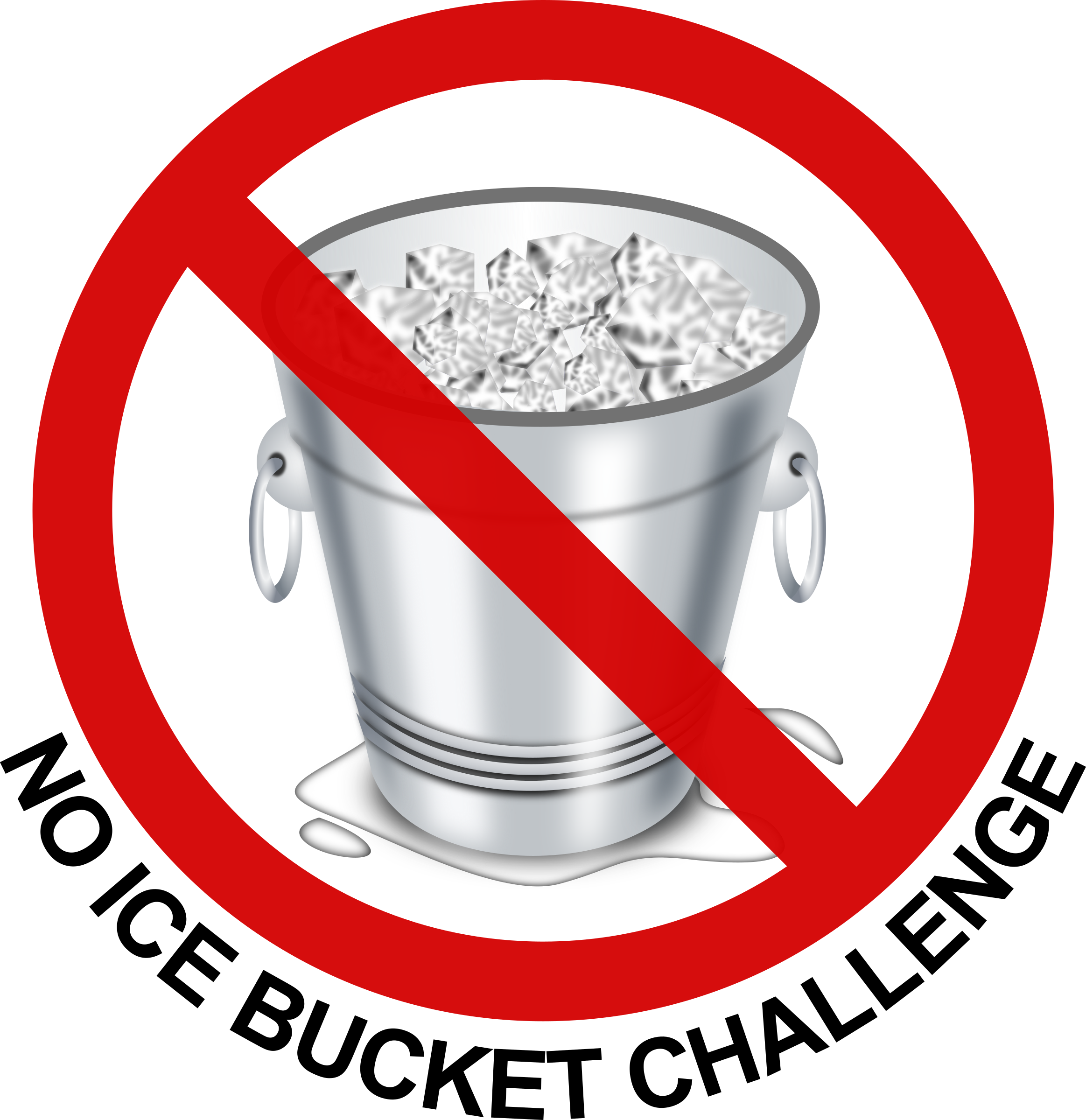 Download This Free Icons Png Design Of No Ice Bucket Challenge - Full ...