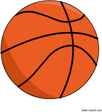 Download Free Basketball Clip Art Image - Basketball Cartoon - Full ...