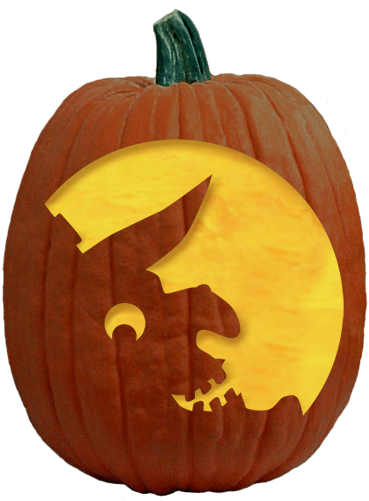 Download Cackle Pumpkin Carving Pattern - Vegetable Carving - Full Size ...