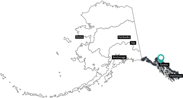 Download Tongass National Forest - Chilkat River Alaska Map - Full Size ...