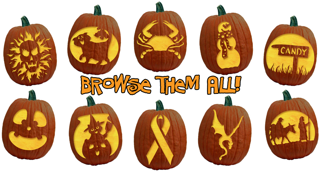 Download Hundreds Of Free Pumpkin Carving Patterns And Pumpkin ...