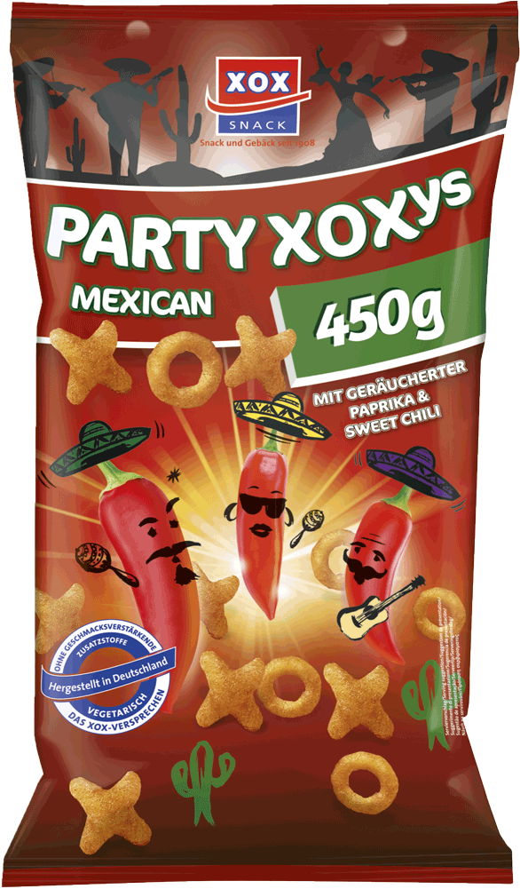 Download Xox Party Xoxys Mexican Style 450g - Xox Party-xoxys Mexican ...
