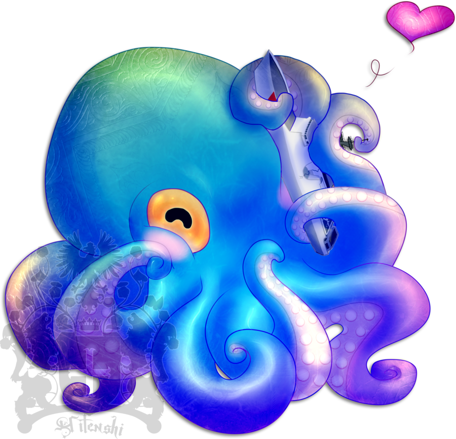 Download Image Free Library Drawing Octopus Chibi - Notebook - Full ...