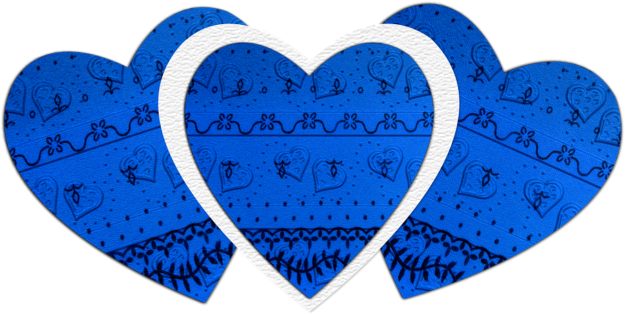 Download Blue Hearts - Corazones Azules De San Valentin - Full Size PNG ...