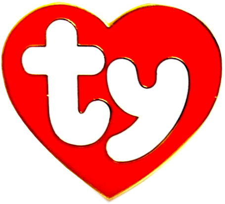 Download Transparent Blue Heart Clipart Png - Ty Beanie Babies - PNGkit