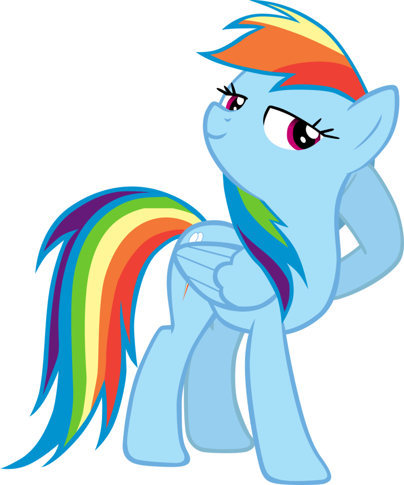 Download Fanmade Rainbow Dash Beautiful - Rainbow Dash - Full Size PNG ...