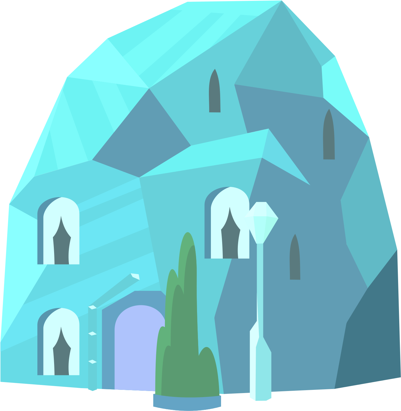 Download Crystal House Large By Misteraibo On Deviantart - Mlp Crystal ...