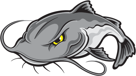 Download Printed Vinyl Catfish Fishing - Sticker Catfish Fish Nervy L ...