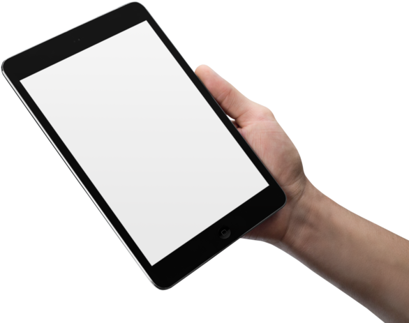 Download Ipad In Hand Png - Full Size PNG Image - PNGkit