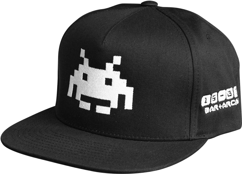 Download Space Invaders Glow In The Dark - Space Invaders Cap - Full Size PNG Image - PNGkit