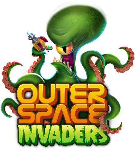 Download Game Logo, Poster, & Icon - Outerspace Invaders Slot - Full ...