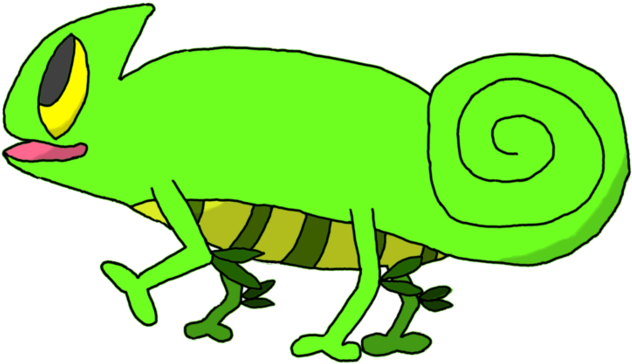 Download Fakemon Grass Starter - Chameleon Fakemon - Full Size PNG ...