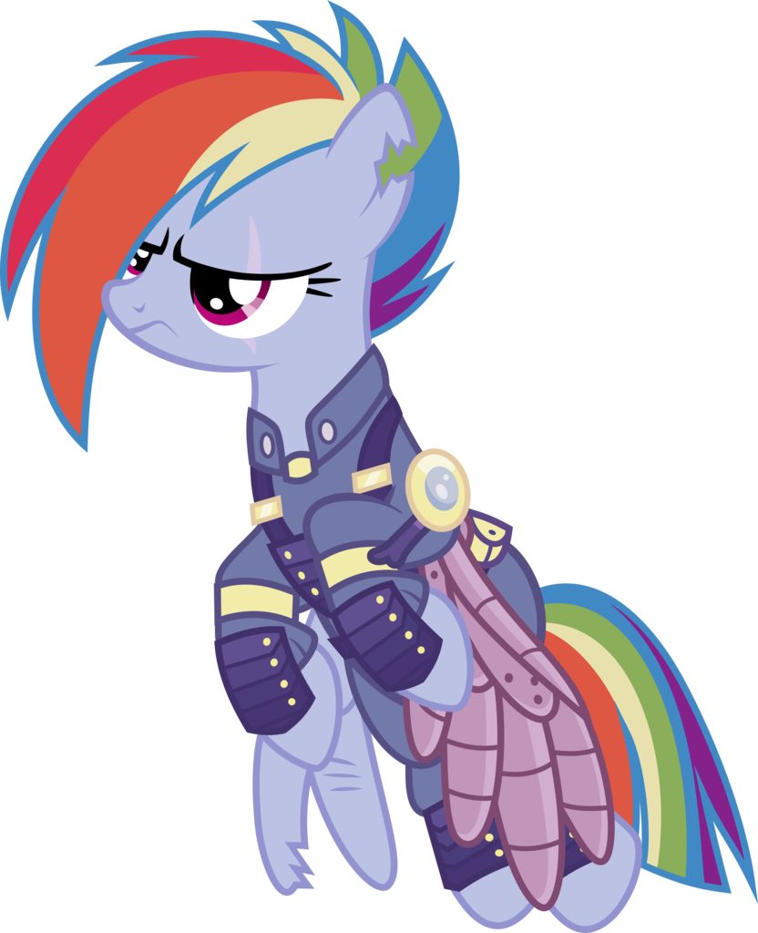 Download Dragon Cartoon Clip Art - Rainbow Dash War Vector - Full Size ...