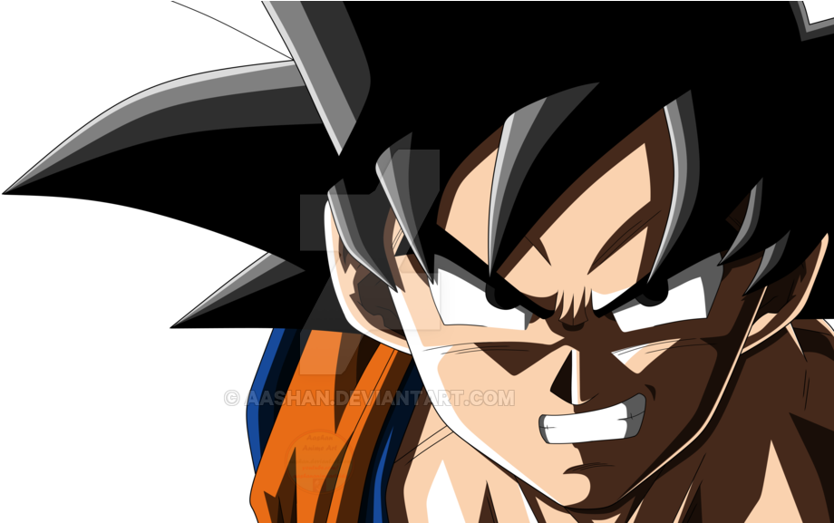 Download Image Result For Goku Angry Face Goku Face, Angry Face, - Goku ...