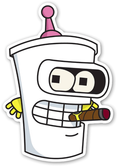 Download Transparent Bender Sticker - Bender Sticker Png - PNGkit