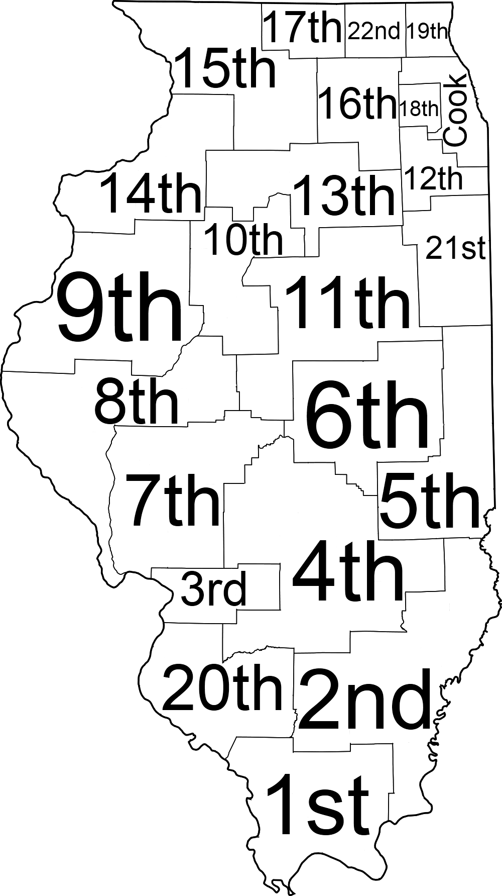 Download Illinois Judicial Circuits Map - Illinois Gun Sanctuary ...