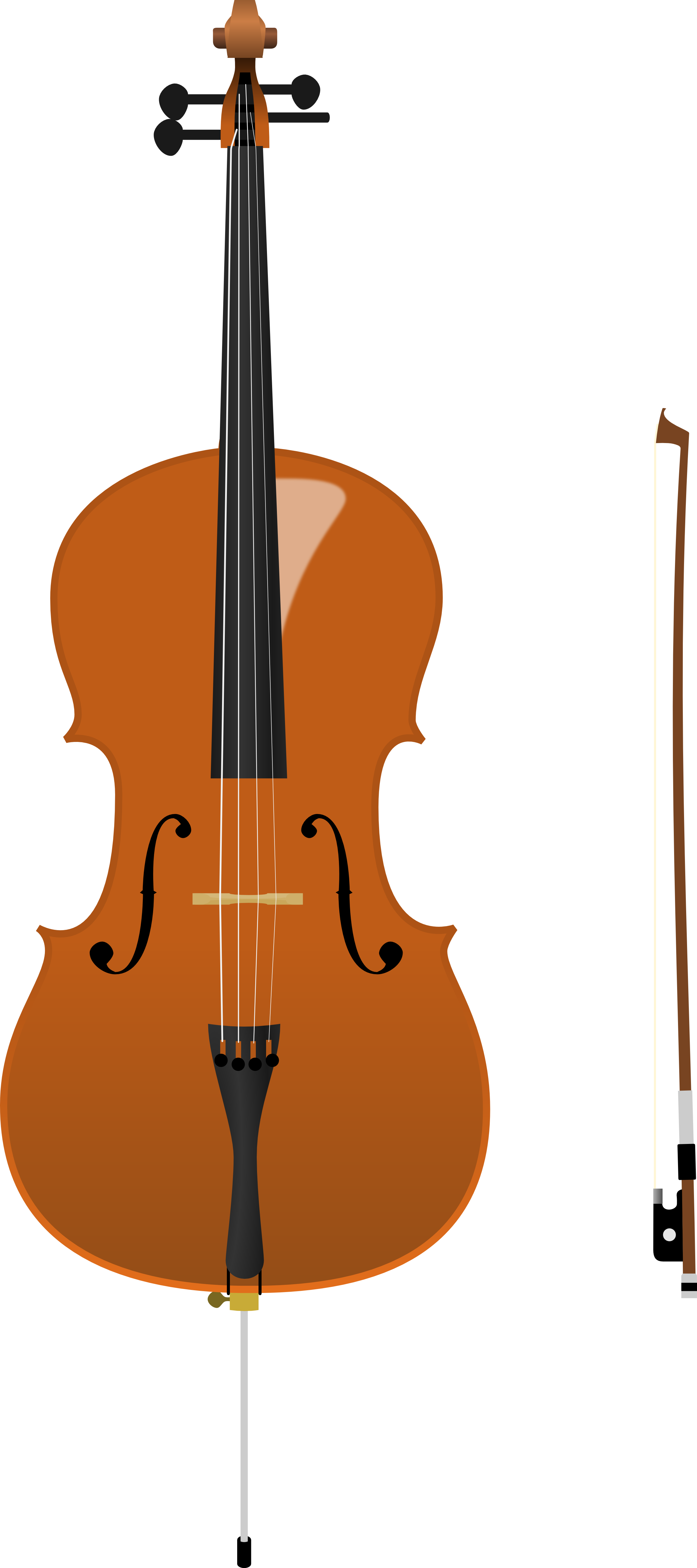 Download Cello Vector Art - Wood Violin - Full Size PNG Image - PNGkit