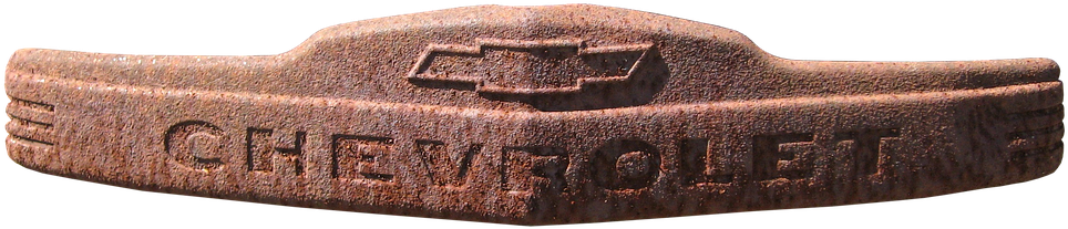 Download Emblem, Chevrolet, Old, Rust, Rusty - Belt - Full Size PNG ...