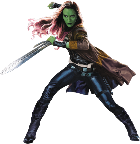 Download 2 Render - Gotg Vol 2 Gamora - Full Size PNG Image - PNGkit