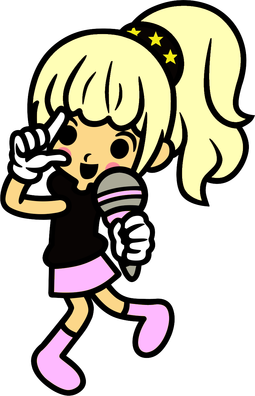 Download Poker's Cut Pop Singer Alt 2 - Cartoon Pop Star Png - Full ...