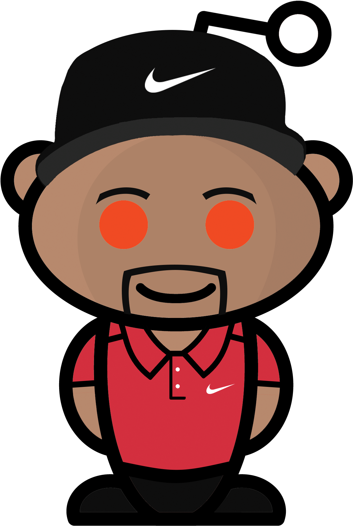 Download I Made A Tiger Woods Reddit Snoo - Reddit Snoo - Full Size PNG ...
