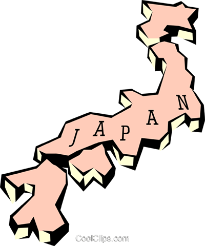 Download Japan Map Royalty Free Vector Clip Art Illustration - Map Of ...