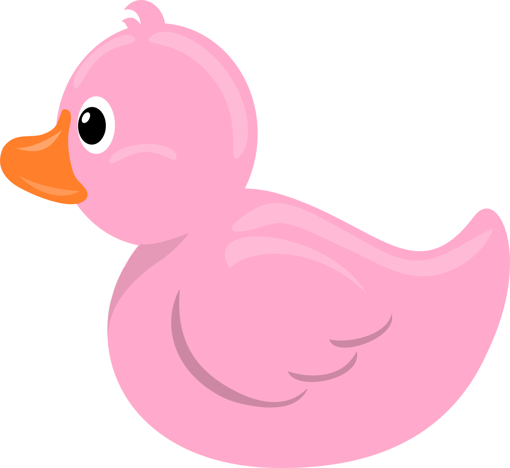 Download Rubber Duck Baby Pink - Baby Duck Clip Art - Full Size PNG ...
