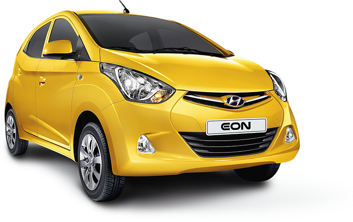 Download Transparent Highlight Style Car - Hyundai Eon Yellow Color ...