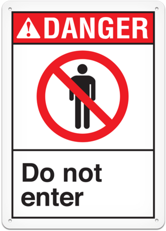 Download Ansi Danger Safety Sign - Do Not Use Compressed Air For ...