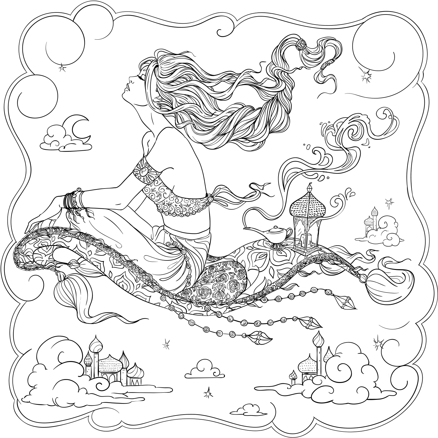 Download Transparent Free Adult Coloring Pages Printable Pdf For Stress ...