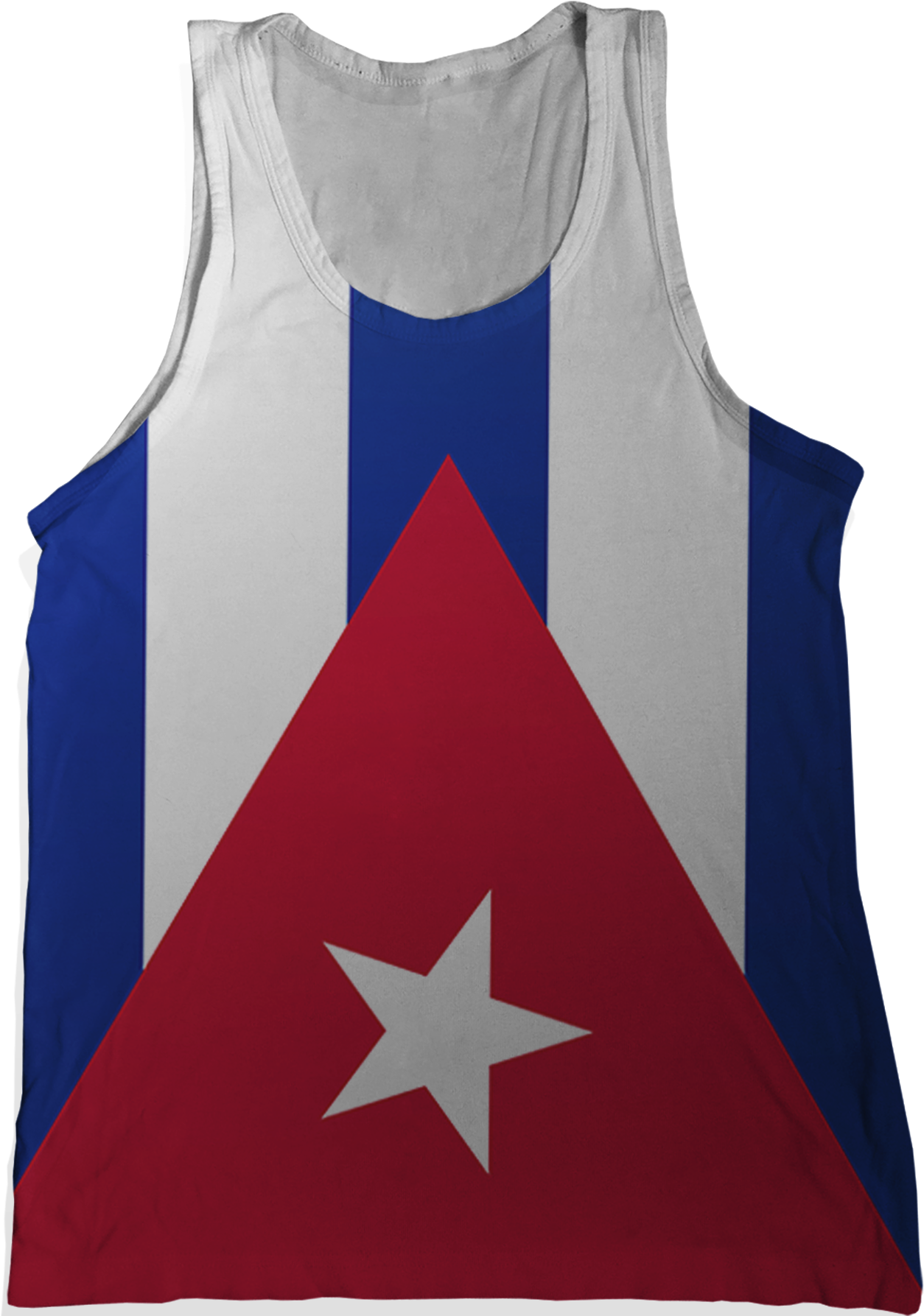 Download Cuba Flag Tank Top - Flag Of Cuba - Full Size PNG Image - PNGkit