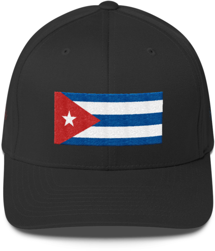 Download Cuban Flag-salty Cuban Flexfit Structured Twill Cap - Logo ...