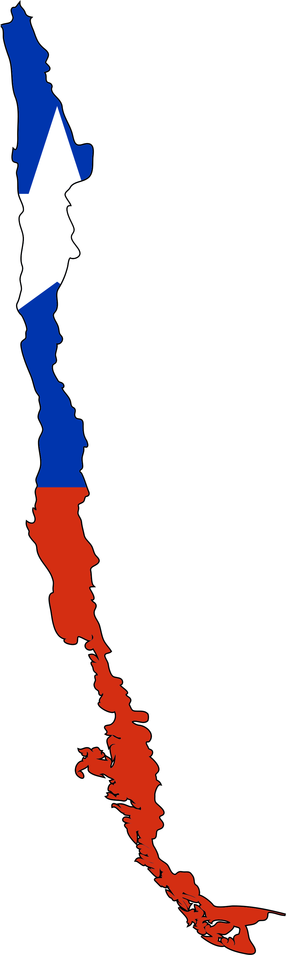 Download Chile Flag Map - Full Size PNG Image - PNGkit