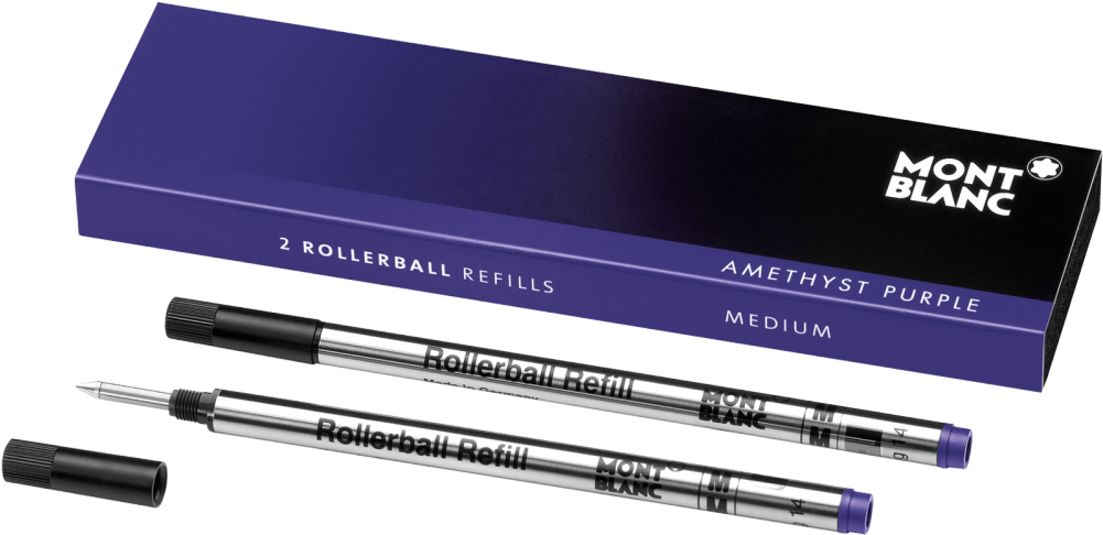 Download Mont Blanc Blue Rollerball Refill - Full Size PNG Image - PNGkit