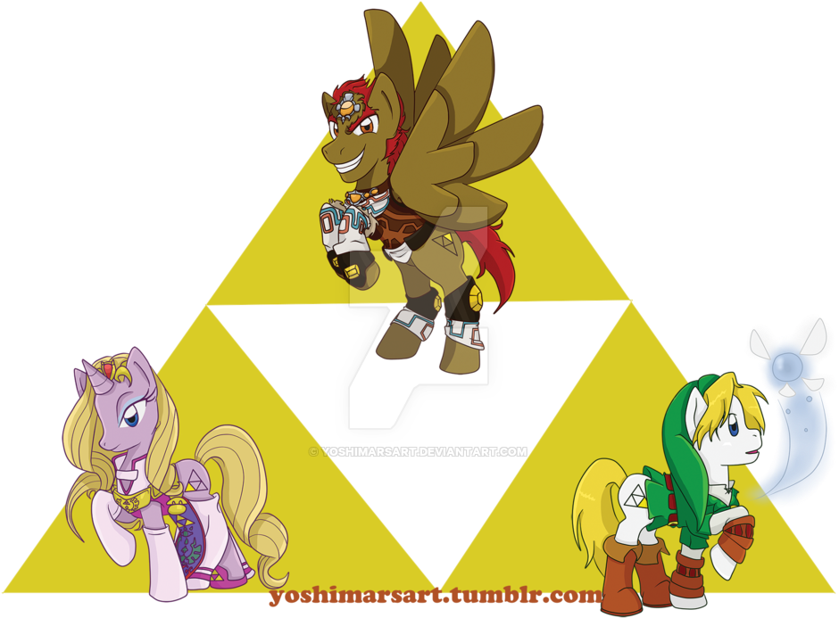 Download Yoshimarsart, Ganondorf, Link, Ponified, Princess Zelda, - The ...