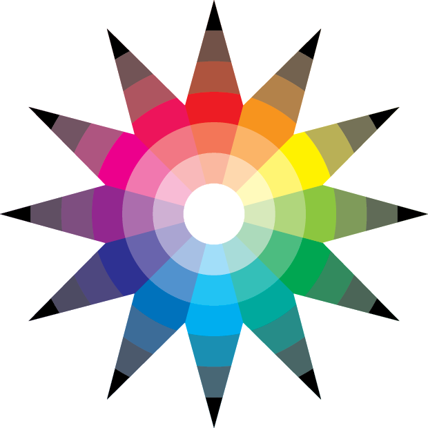 Download Related Image - Johannes Itten Color Star - Full Size PNG ...
