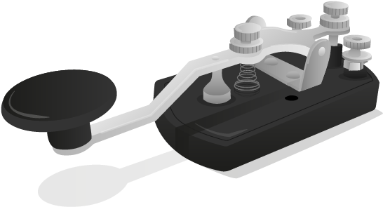Download Transparent Morse-key - Morse Code - PNGkit