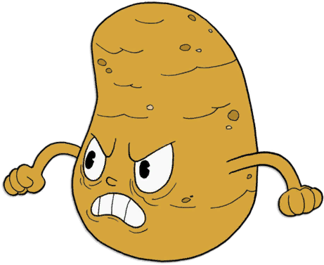 Download Potato - Cuphead The Root Pack Potato - Full Size PNG Image ...