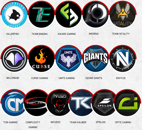 Download Transparent Ertghgf - Call Of Duty Pro Teams Logos - PNGkit