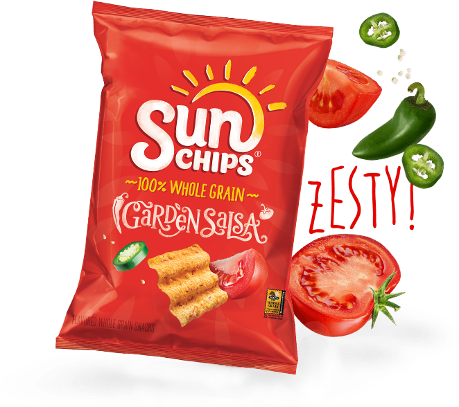 Download Garden Salsa Sun Chips - Full Size PNG Image - PNGkit